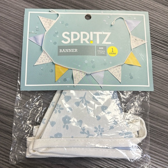 Spritz | Party Supplies | Spritz Banner Size 5 Feet 9 Inches Long Blue ...